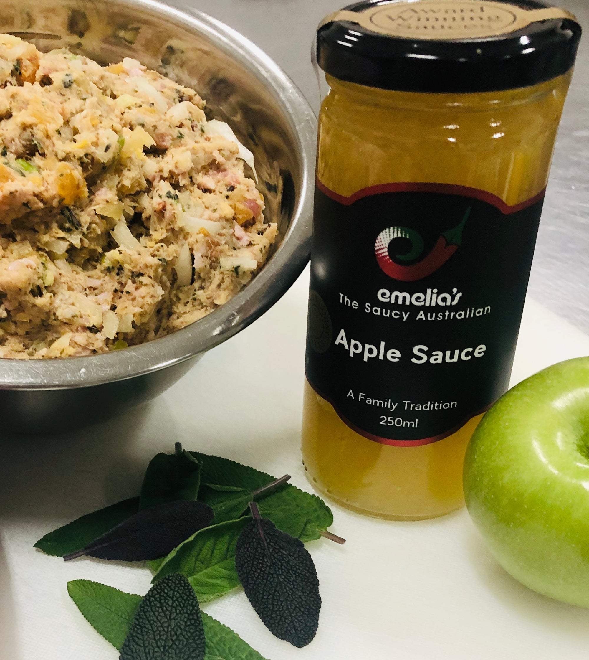 Emelia’s Apple, Pork & Sage Stuffing Balls – Emelia's The Saucy Australian