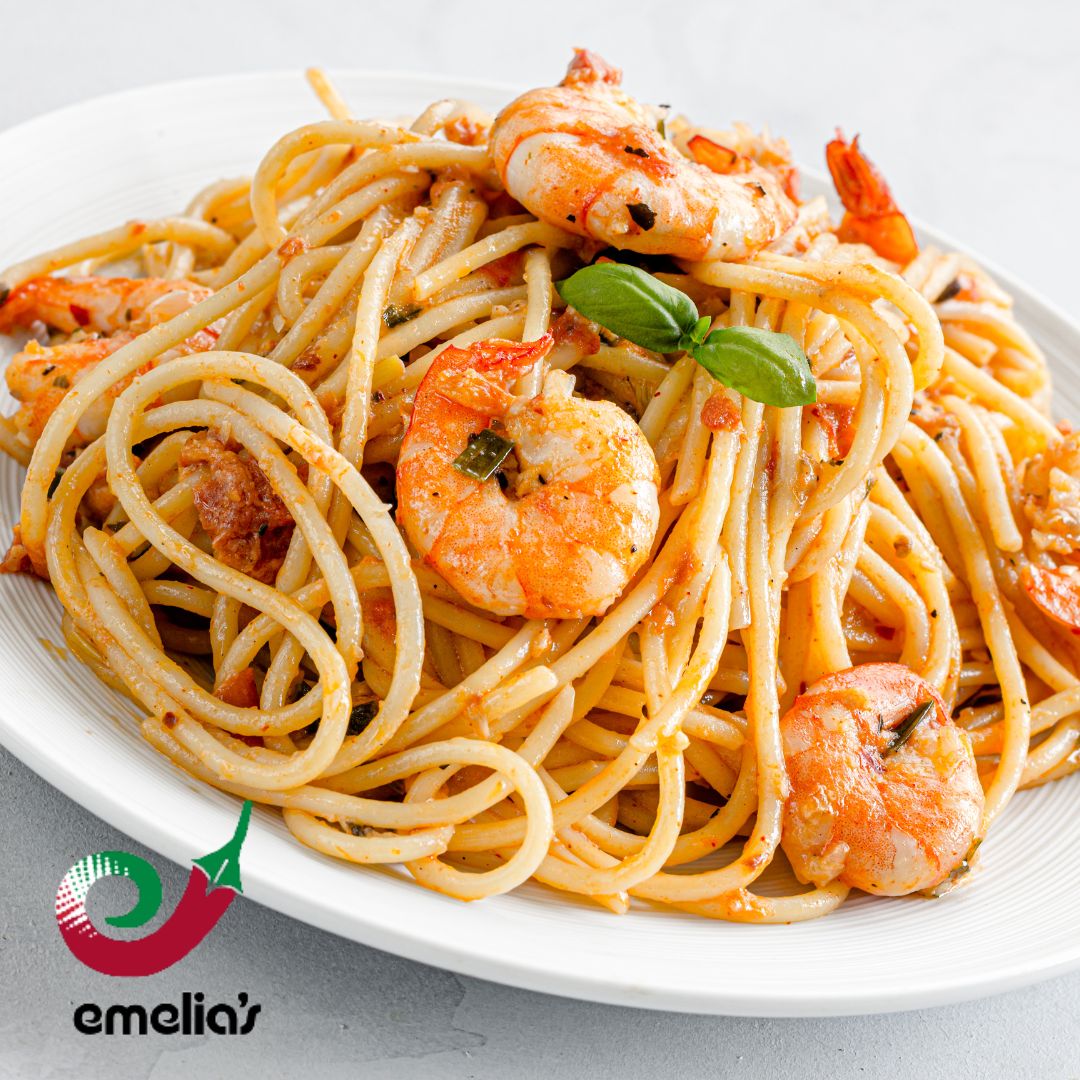 Spicy Shrimp Scampi with Emelia's Pickled Garlic – Emelia's The Saucy ...