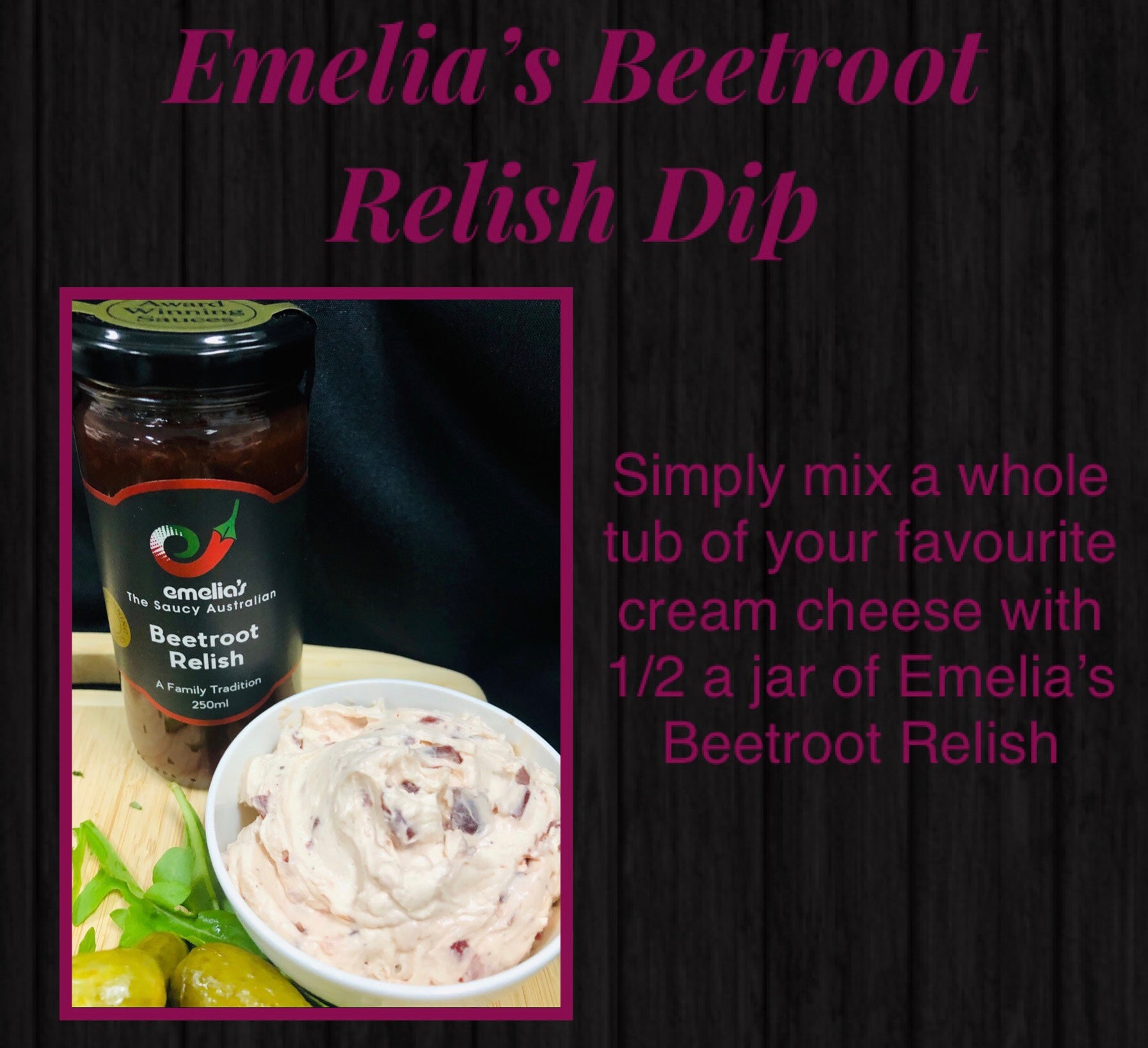 Beetroot Relish – Emelia's The Saucy Australian